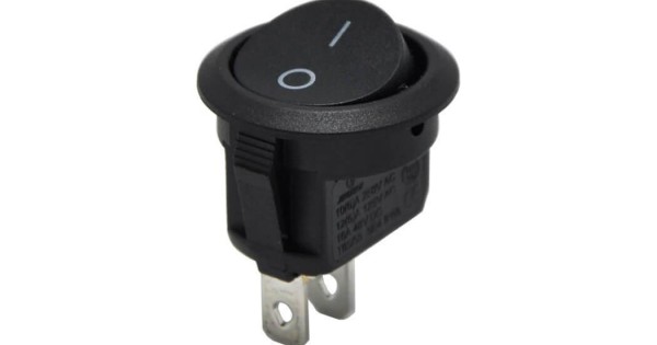 Mini Yuvarlak Işıksız Anahtar